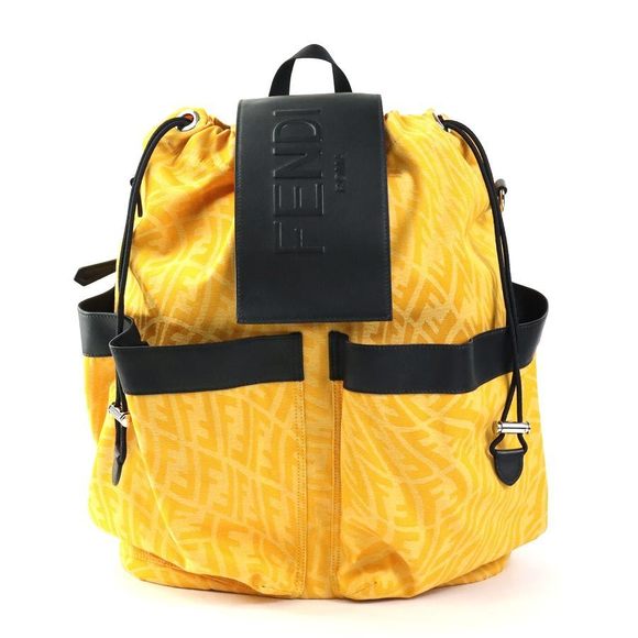 Fendi | Bags | Fendi Backpack Yellow | Poshmark
